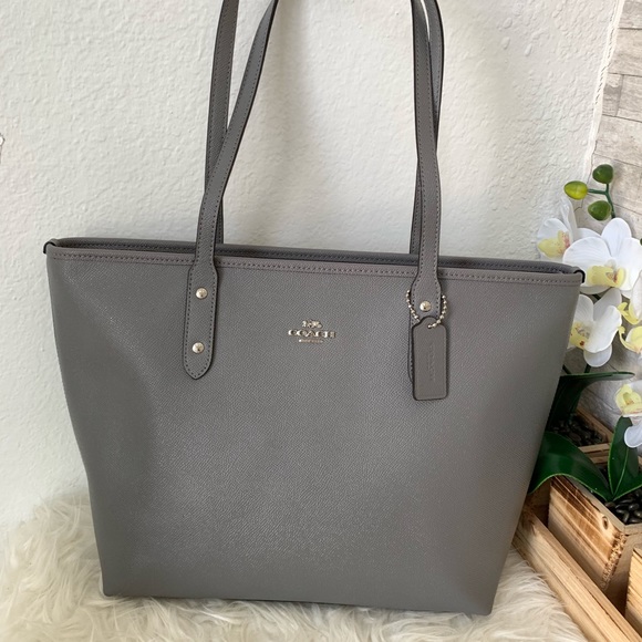 Coach | Bags | Coach City Zip Tote F58846 Grey | Poshmark